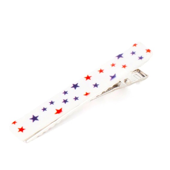 Accessories | Red White And Blue Star Hair Clip | Poshmark